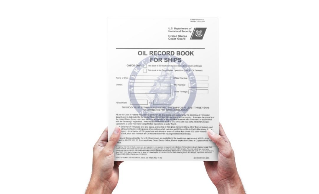 Oil Record Book Guidelines U S Marine Survey
